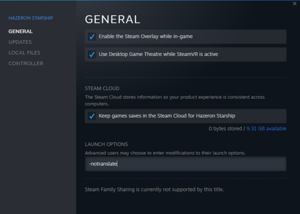 Command Line Options - Hazeron Wiki